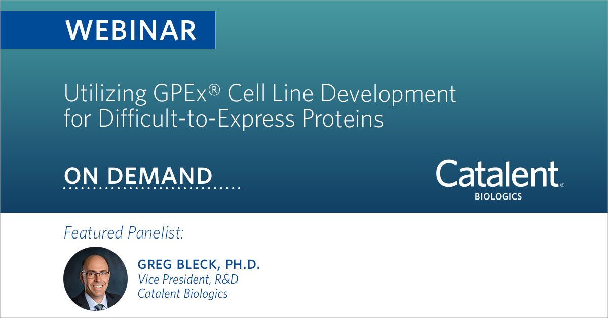Using GPEx® Technology for Development & Biomanufacturing