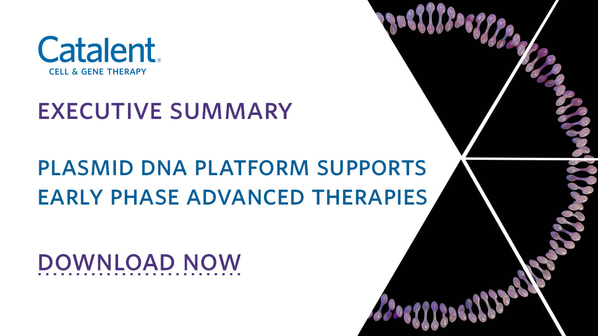 Plasmid DNA Platform Supports Early Phase Advanced Therapies