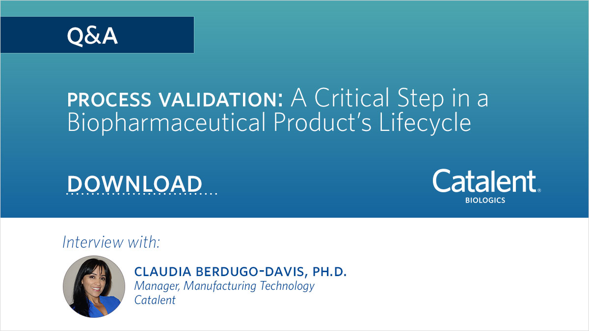 Process Validation: A Critical Step in a Biopharmaceutical Lifecycle