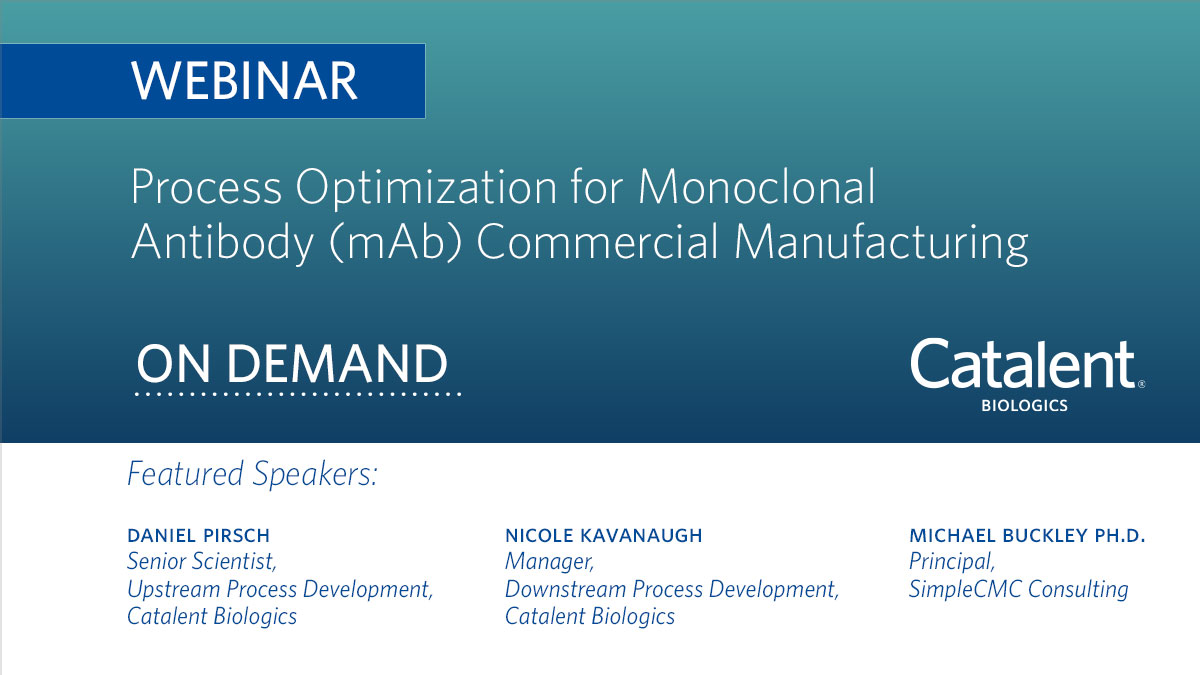 Process Optimization for mAb Commercial Manufacturing